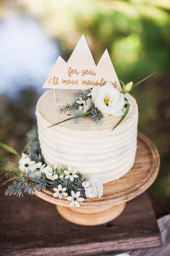 DIY Water Color Cake Topper – All In Love Design